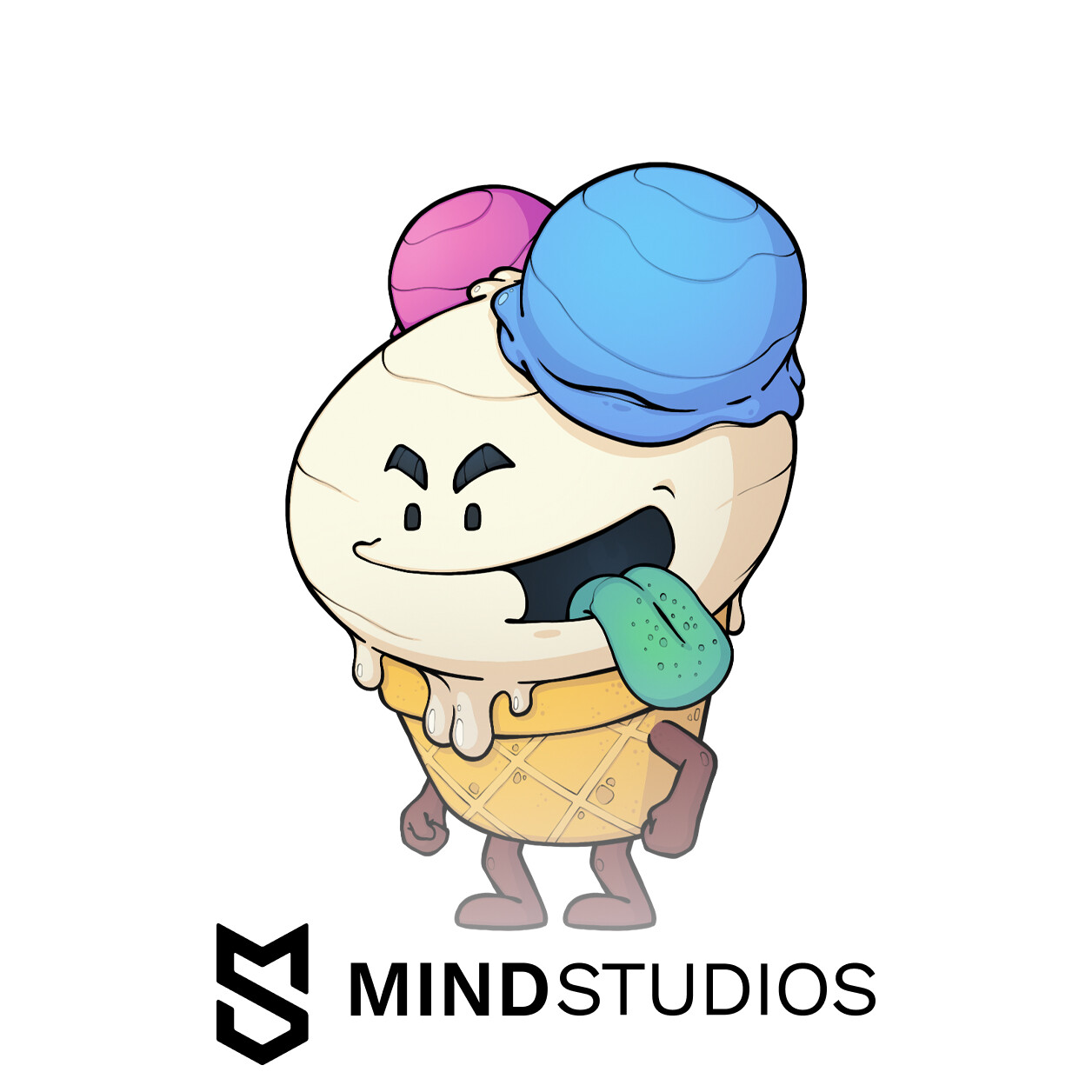 Mind Studios Games - Crazy Icecream | 2D Game Concept Art + Speedpaint