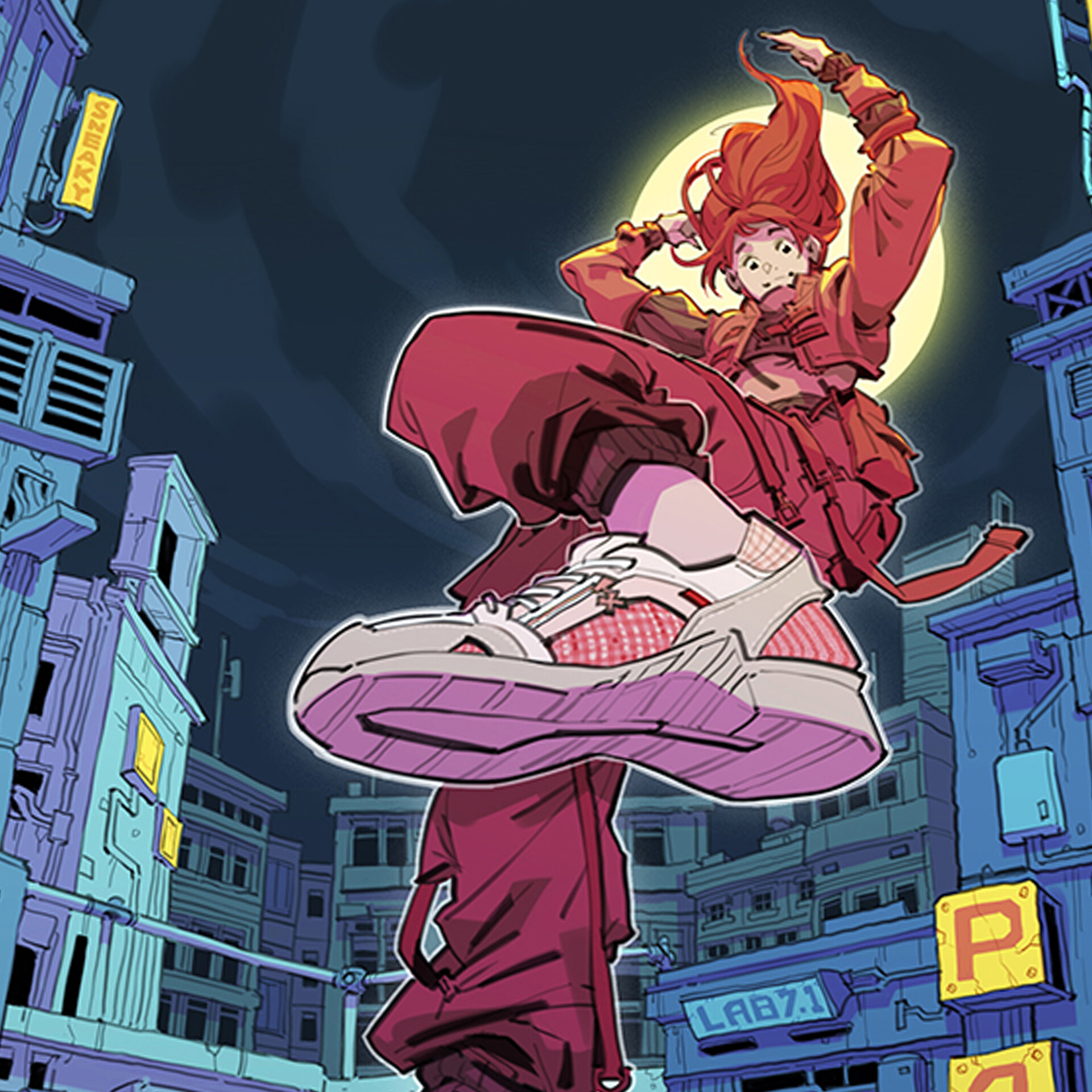 ArtStation - Sneaky Pair Cyberpunk