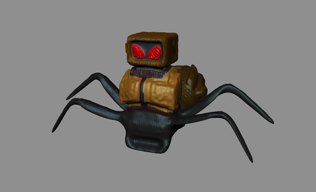 ArtStation - Spider-Ram stylize Enemy Assest