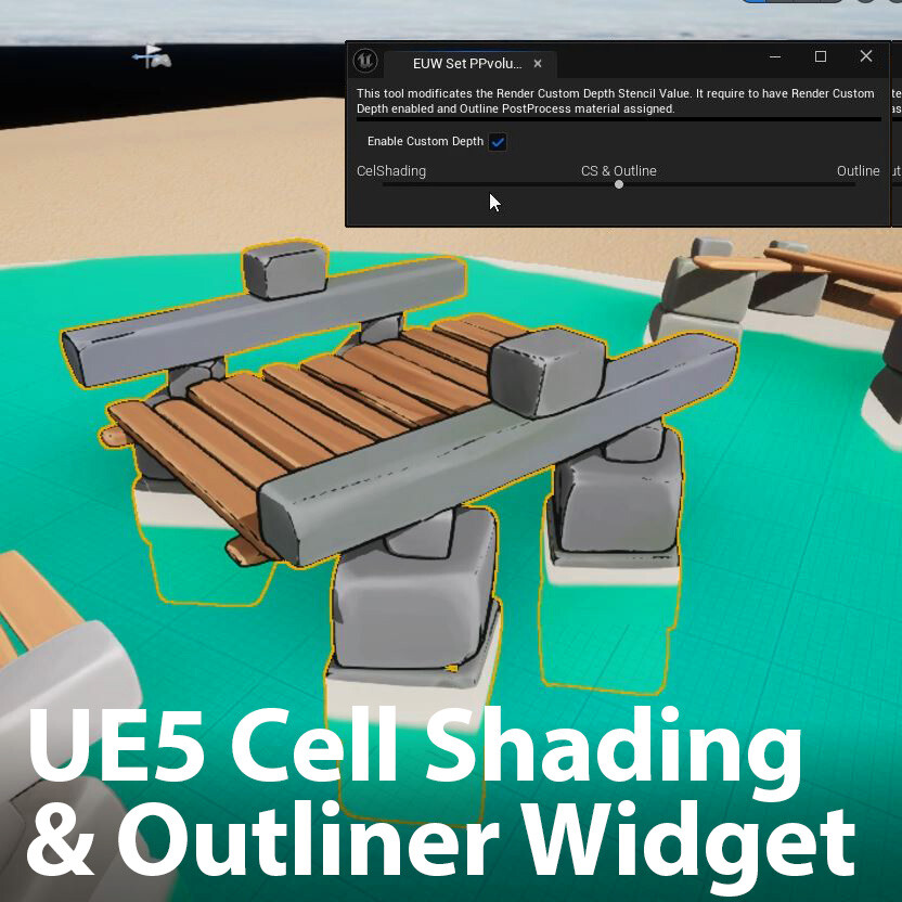 ArtStation - UE5 CellShading & Outliner Widget