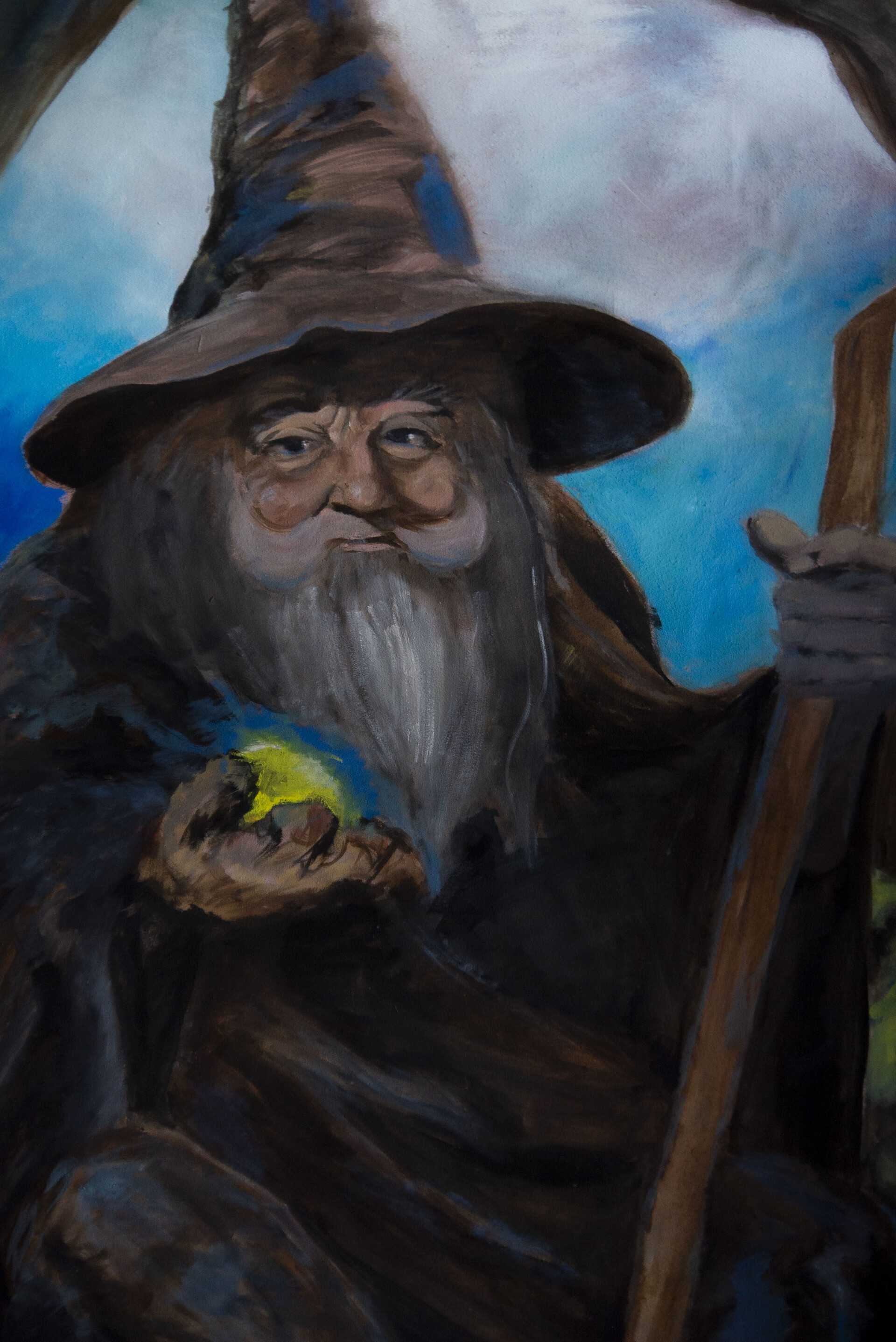 ArtStation - wizard and mushrooms