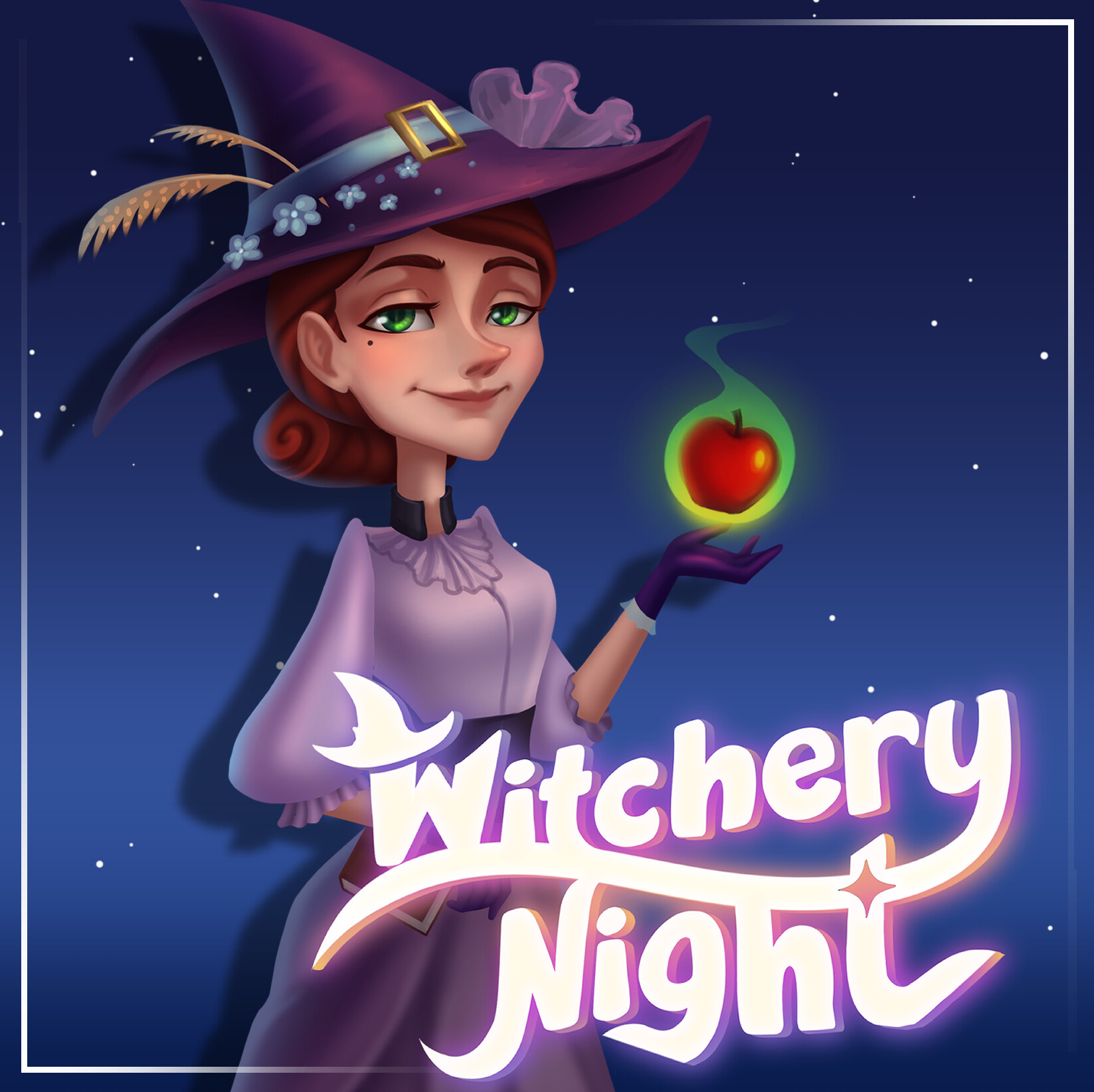 ArtStation - Witchery Night - mobile 2D platformer game graphic concept