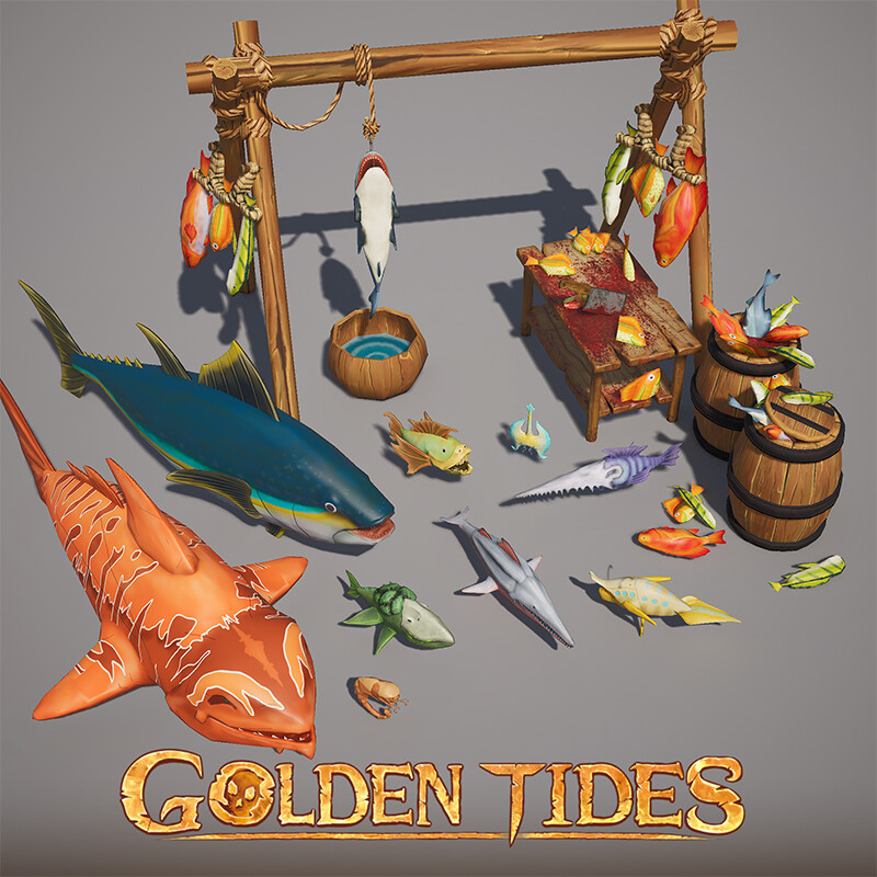 ArtStation - Stylized Fish