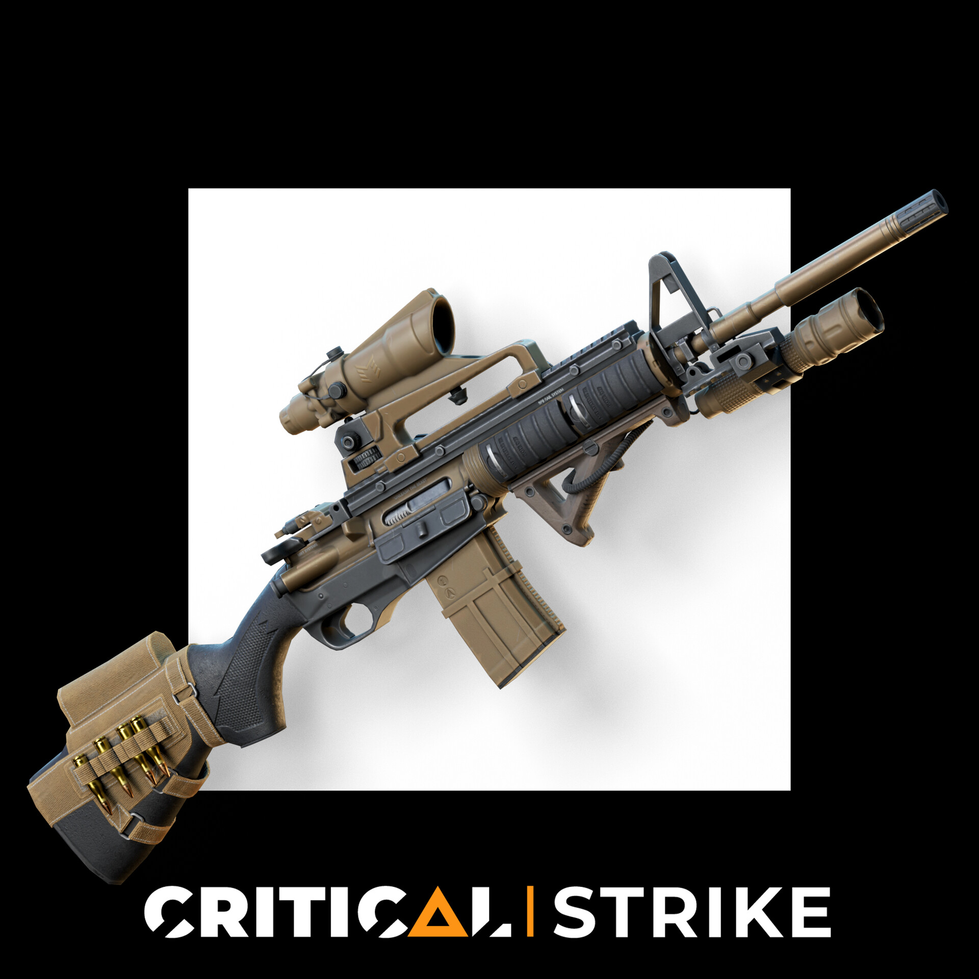 ArtStation - The Beast | M4 ACOG