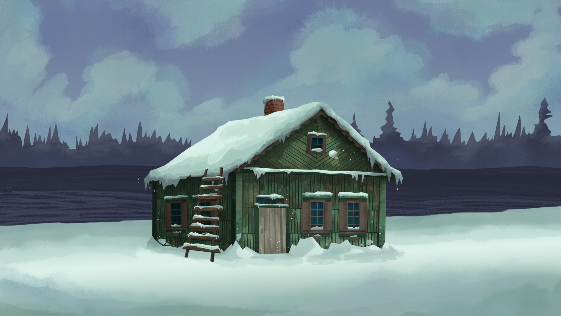 ArtStation - Russian Hut