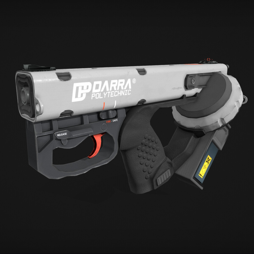 ArtStation - DR-12 Quasar Tech Revolver