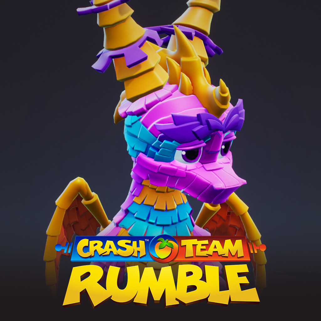 ArtStation - Crash Team Rumble - Piñata Spyro