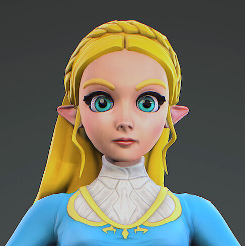 ArtStation - Zelda Game Model: Breath of the Wild