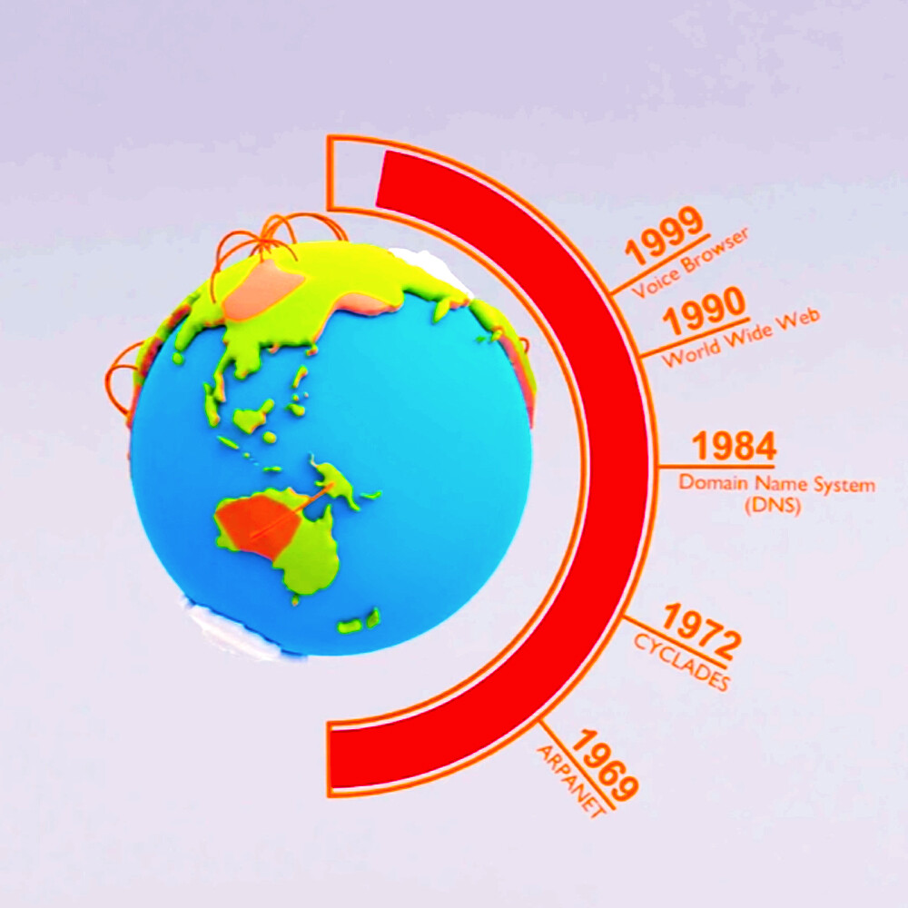 ArtStation - Fire Future Internet (3D explainer Video)