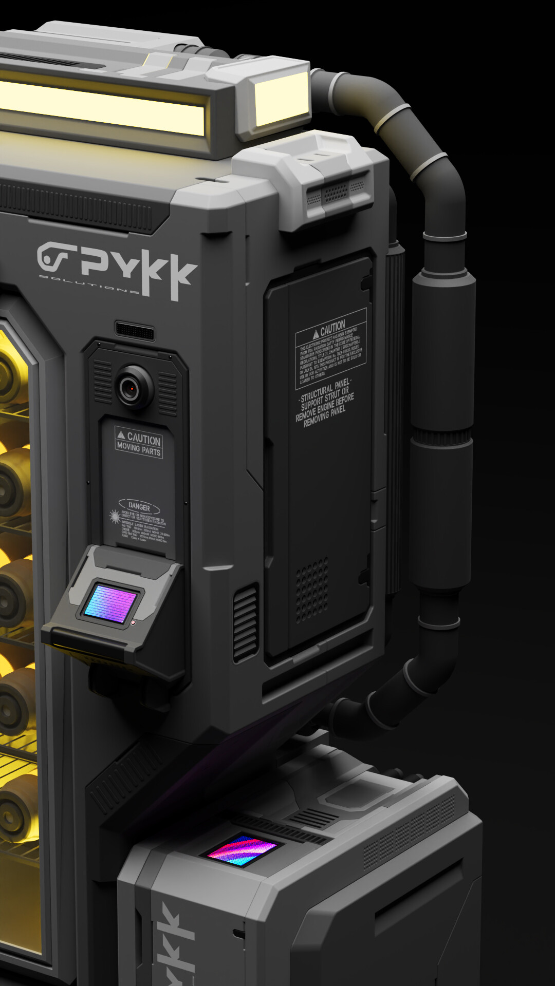ArtStation - Sci-fi Oxygen Cylinder Vending Machine