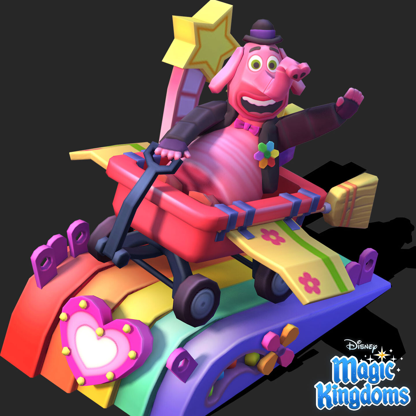 ArtStation - Disney Magic Kingdoms - Inside Out Parade Float