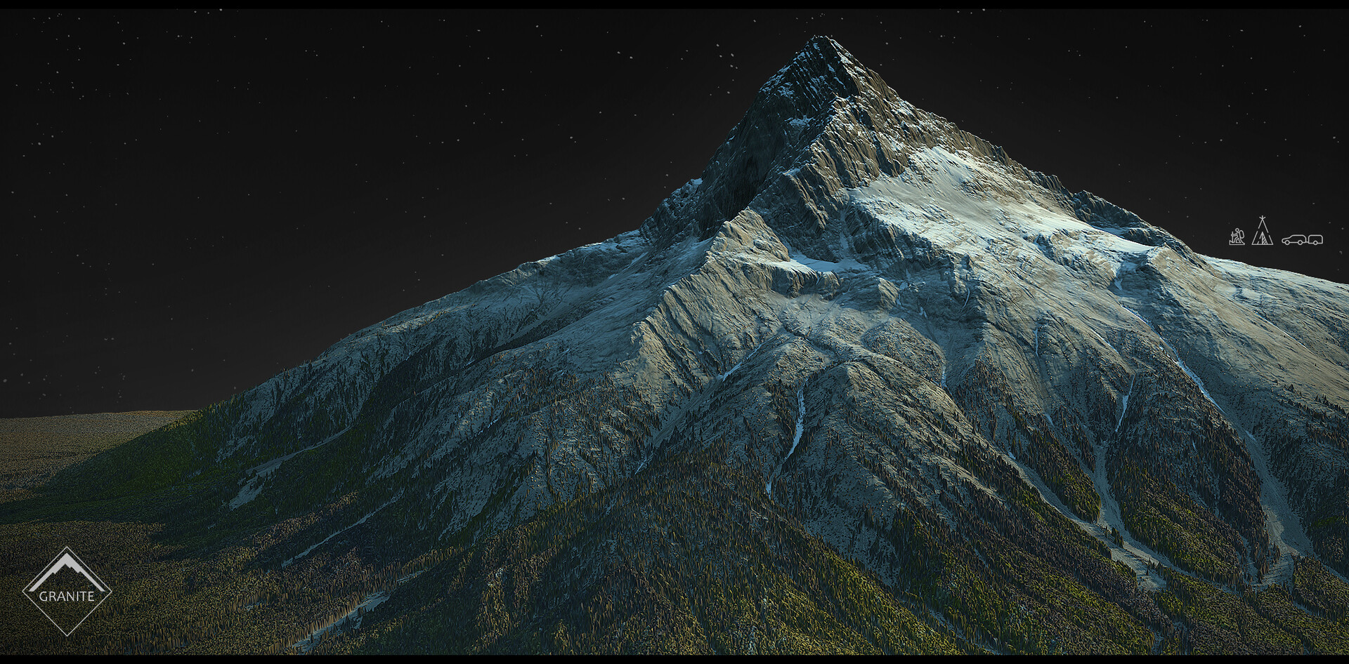 ArtStation - Gaea / World Machine - Granite Peak Mountains