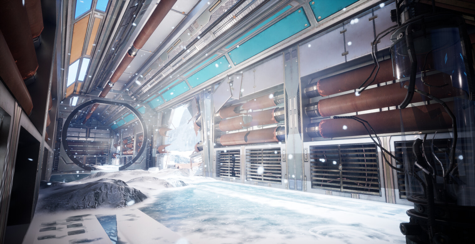 ArtStation - Polar Sci-Fi Facility Layout Design