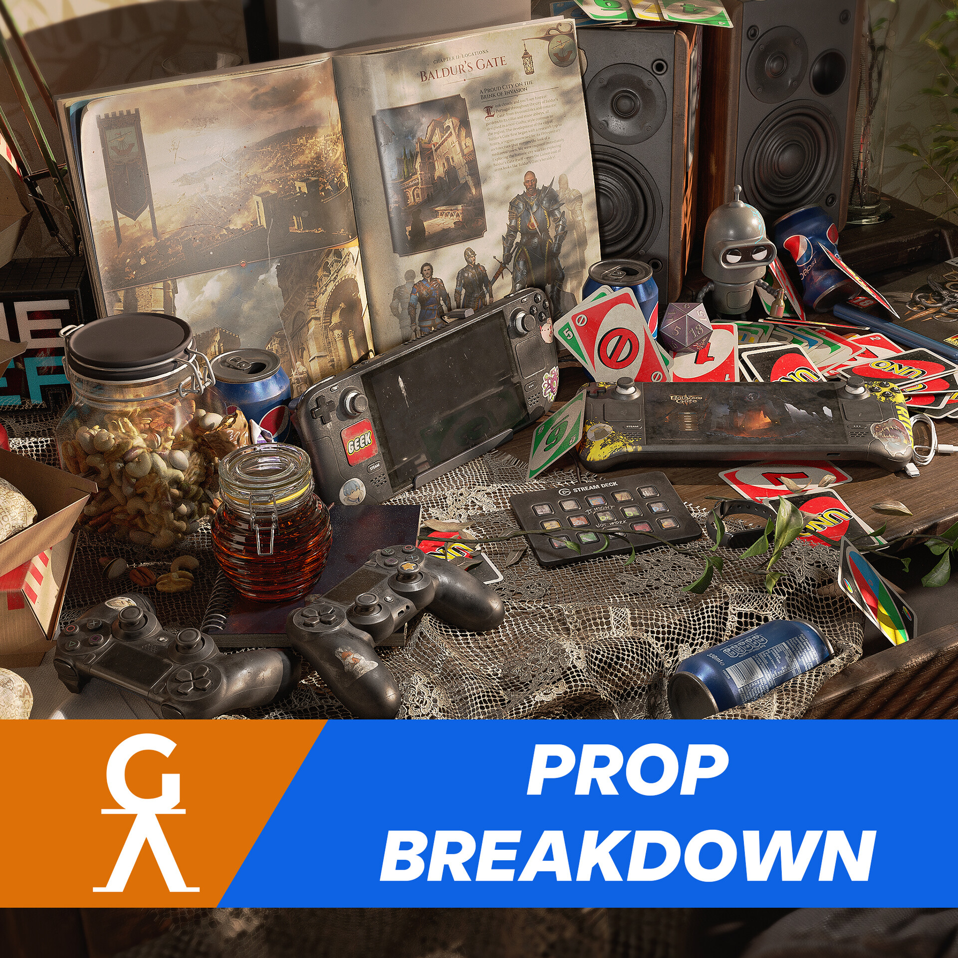 ArtStation - Hobby Corner - Prop Breakdown - Nikita Uvarov