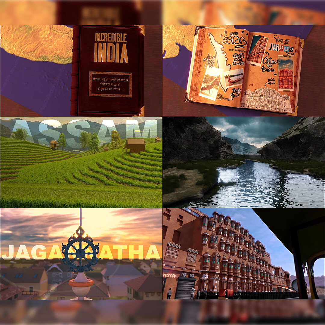 ArtStation - 3D Animated Short Film (The Incredible India)