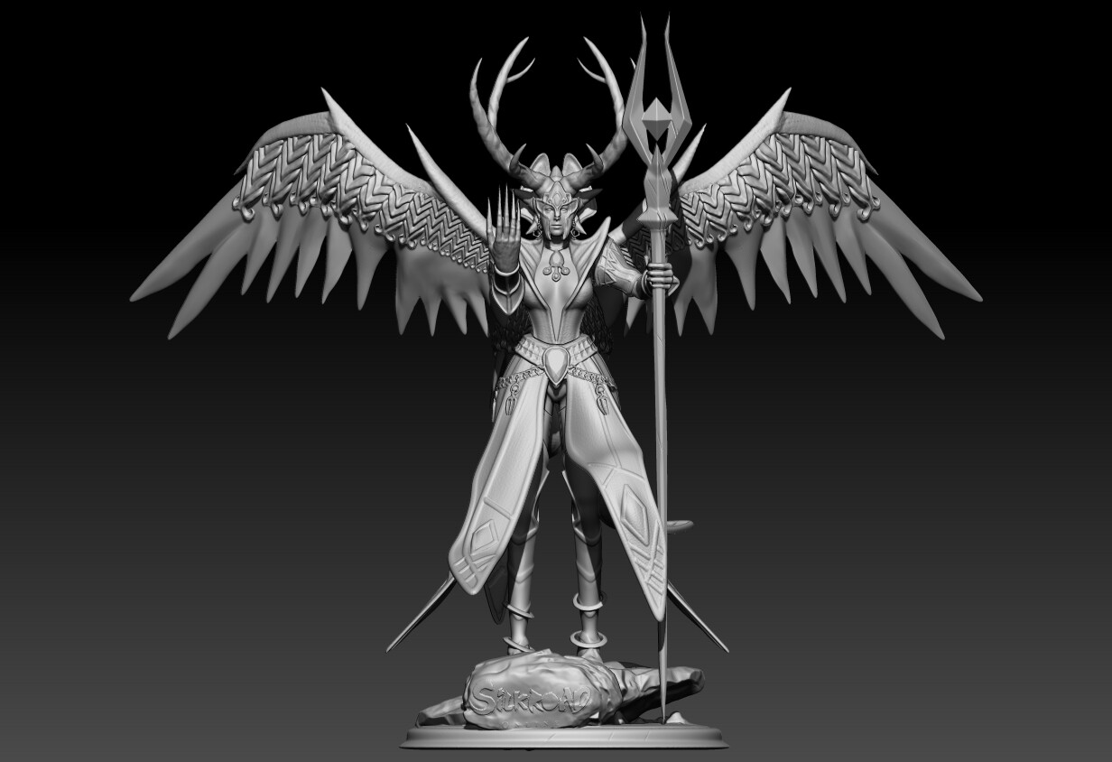 ArtStation - Isyutaru |silkroad figure| Silkroad Online | 3d sculpt ...