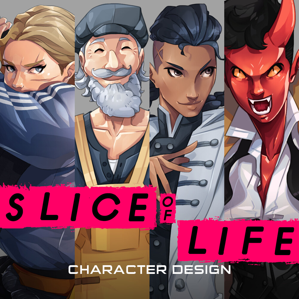 ArtStation - Slice Of Life (Random Character Design)