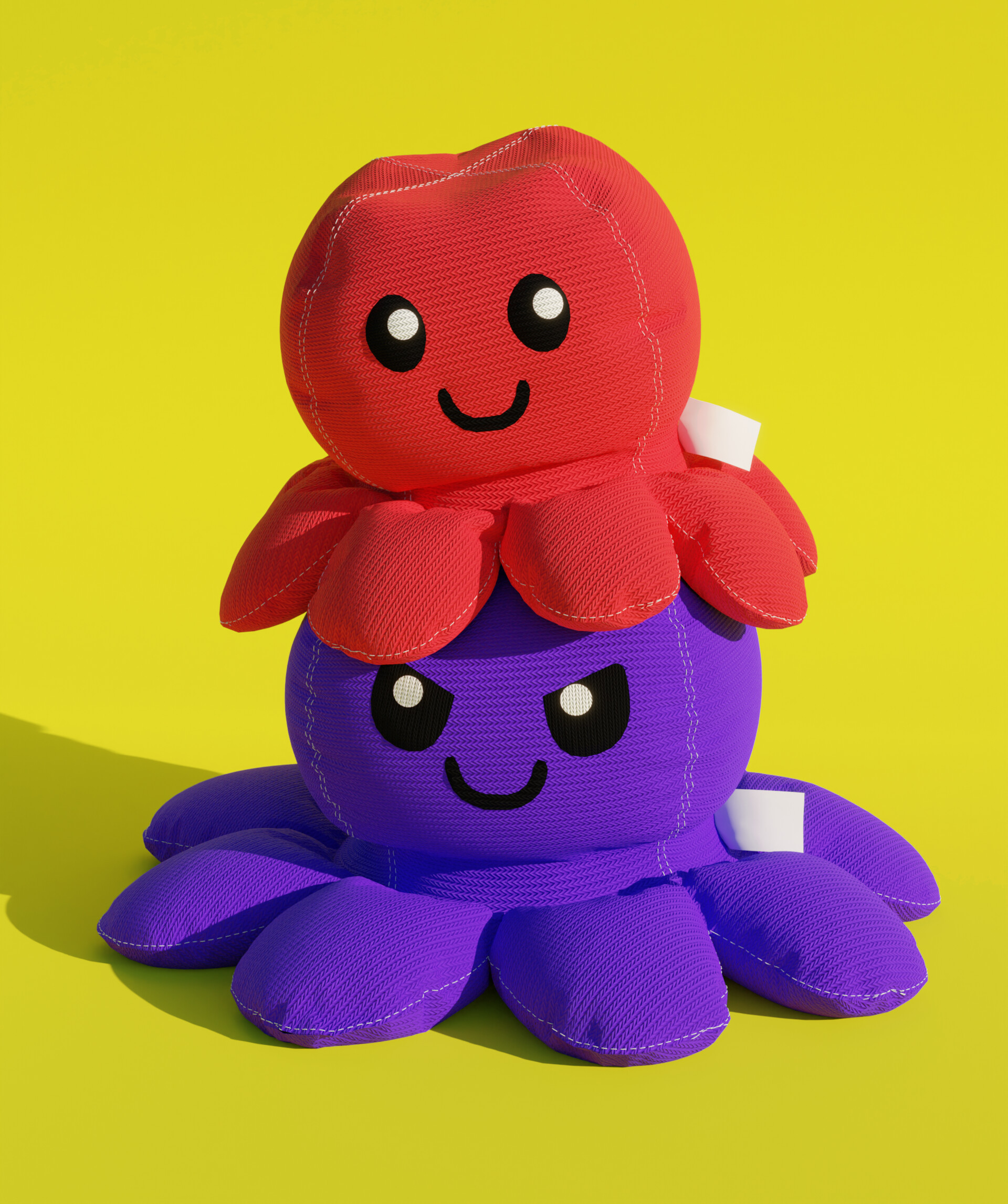 ArtStation - 3D Octo Plushies (Marvelous Designer/CLO)
