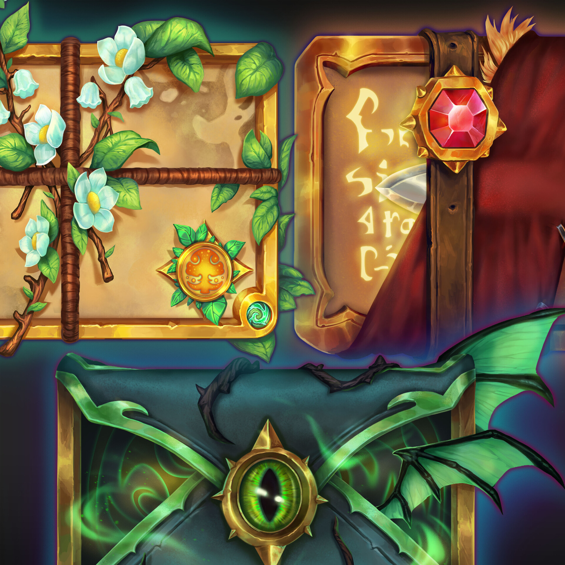 ArtStation - Factions letters - AFK Journey Fanart