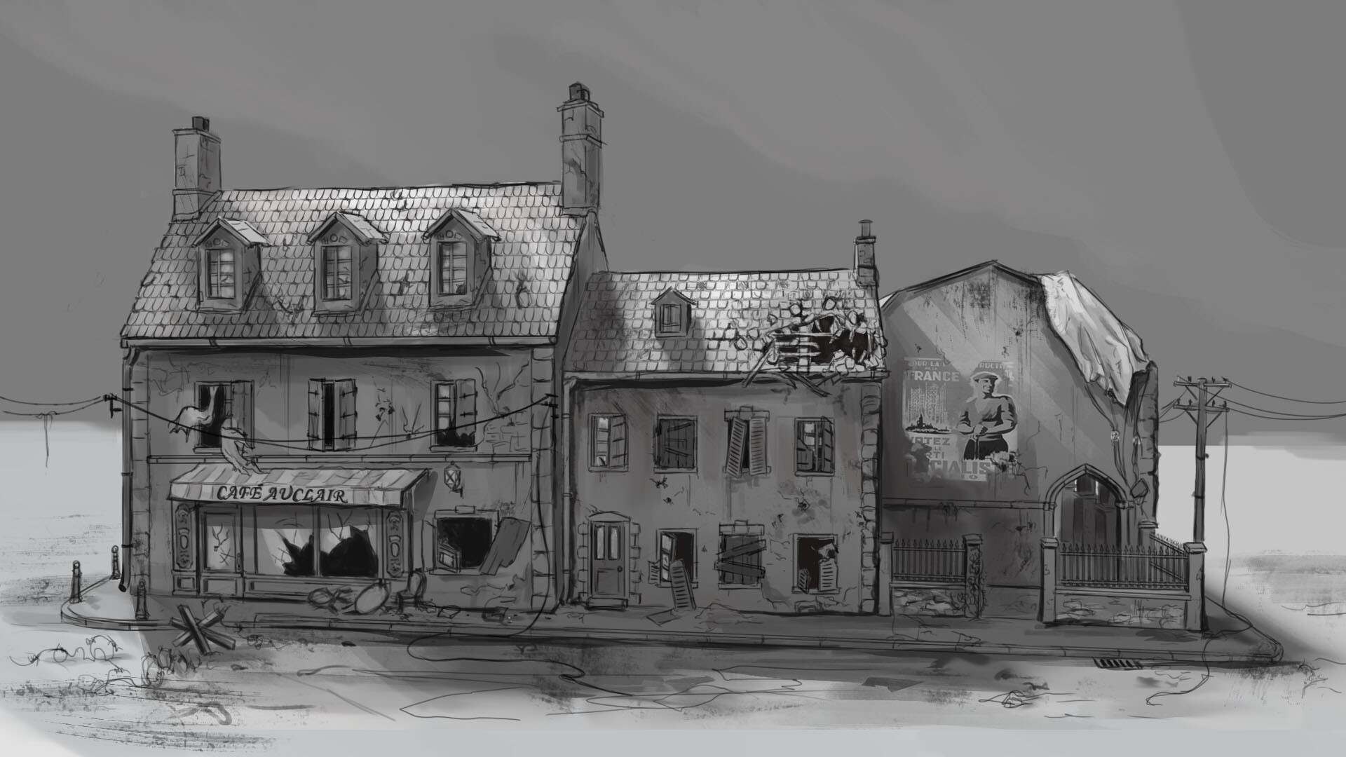 ArtStation - Carentan, Normandy 1944