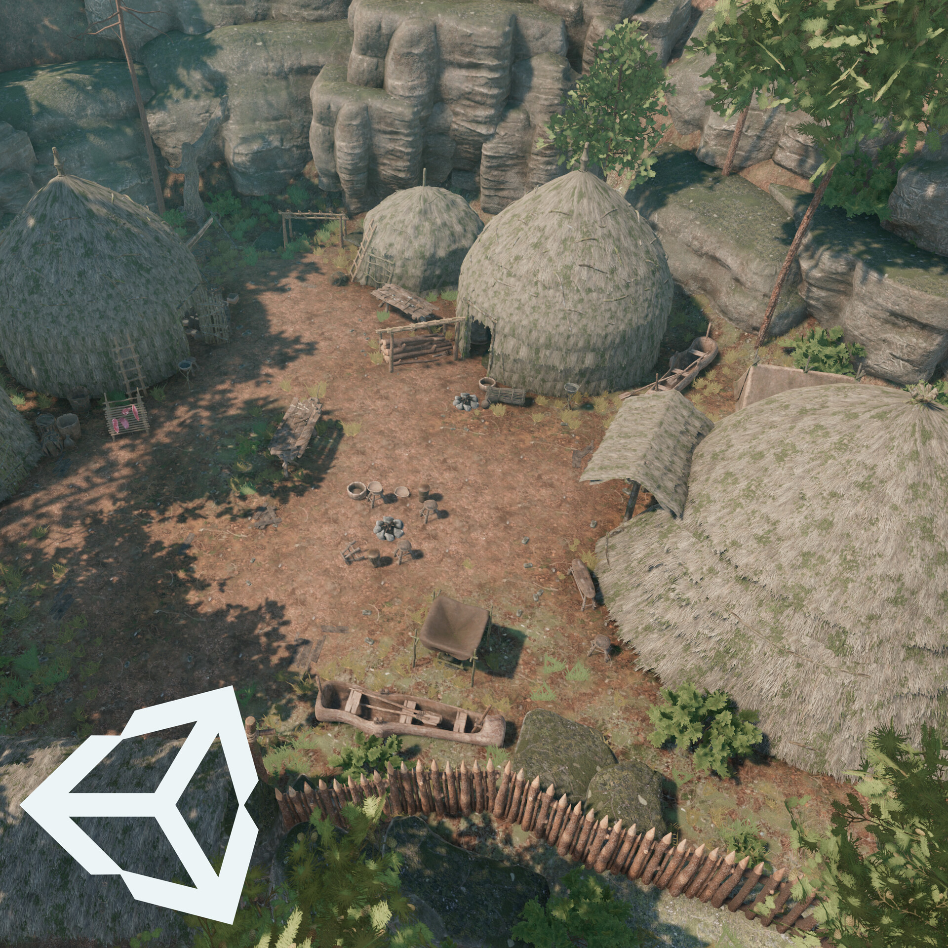 ArtStation - Primitive Environment - Unity