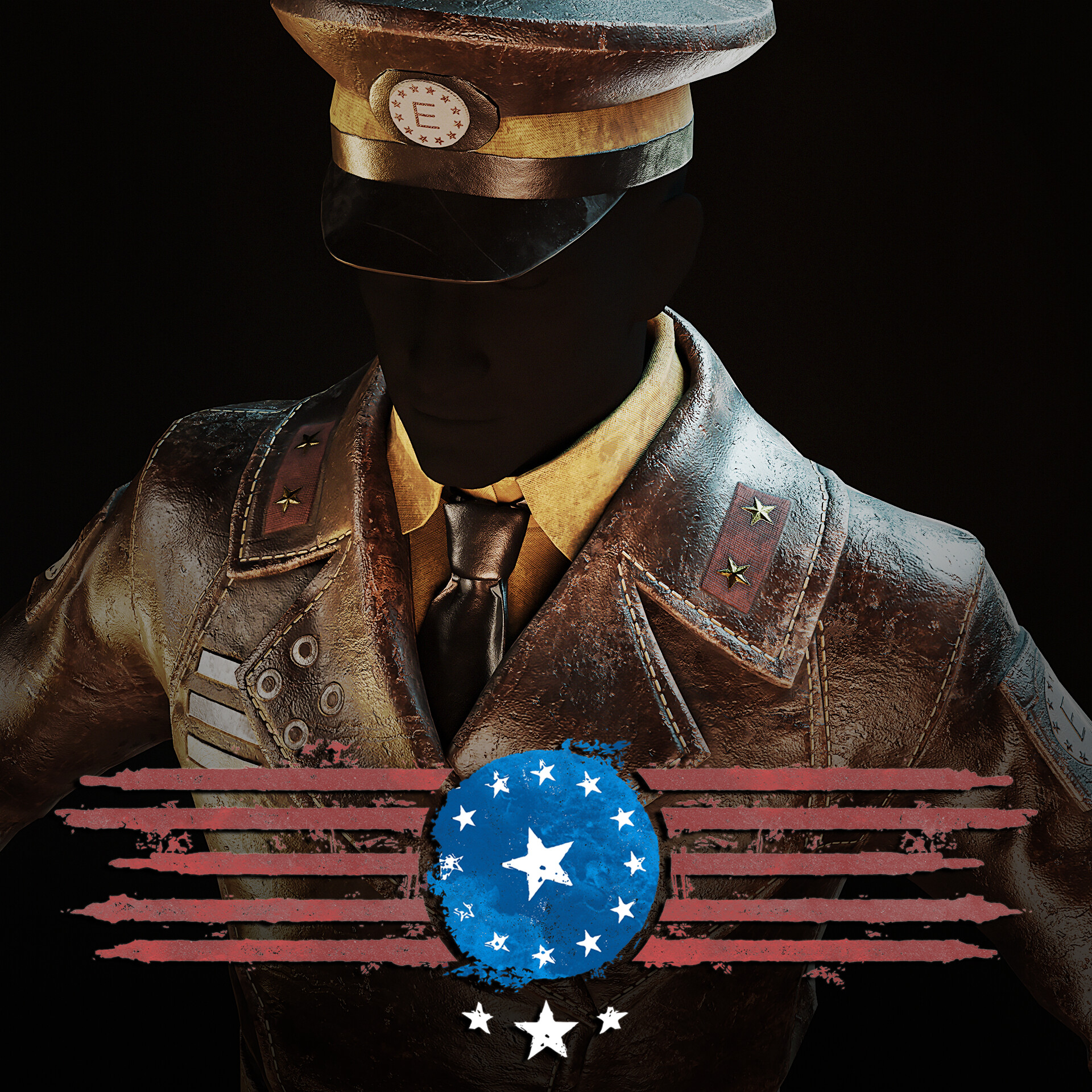 ArtStation - Enclave Intel Officer Remake - Fallout:Old World