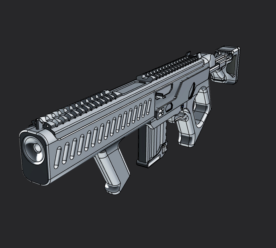 ArtStation - Sci Fi Rifle