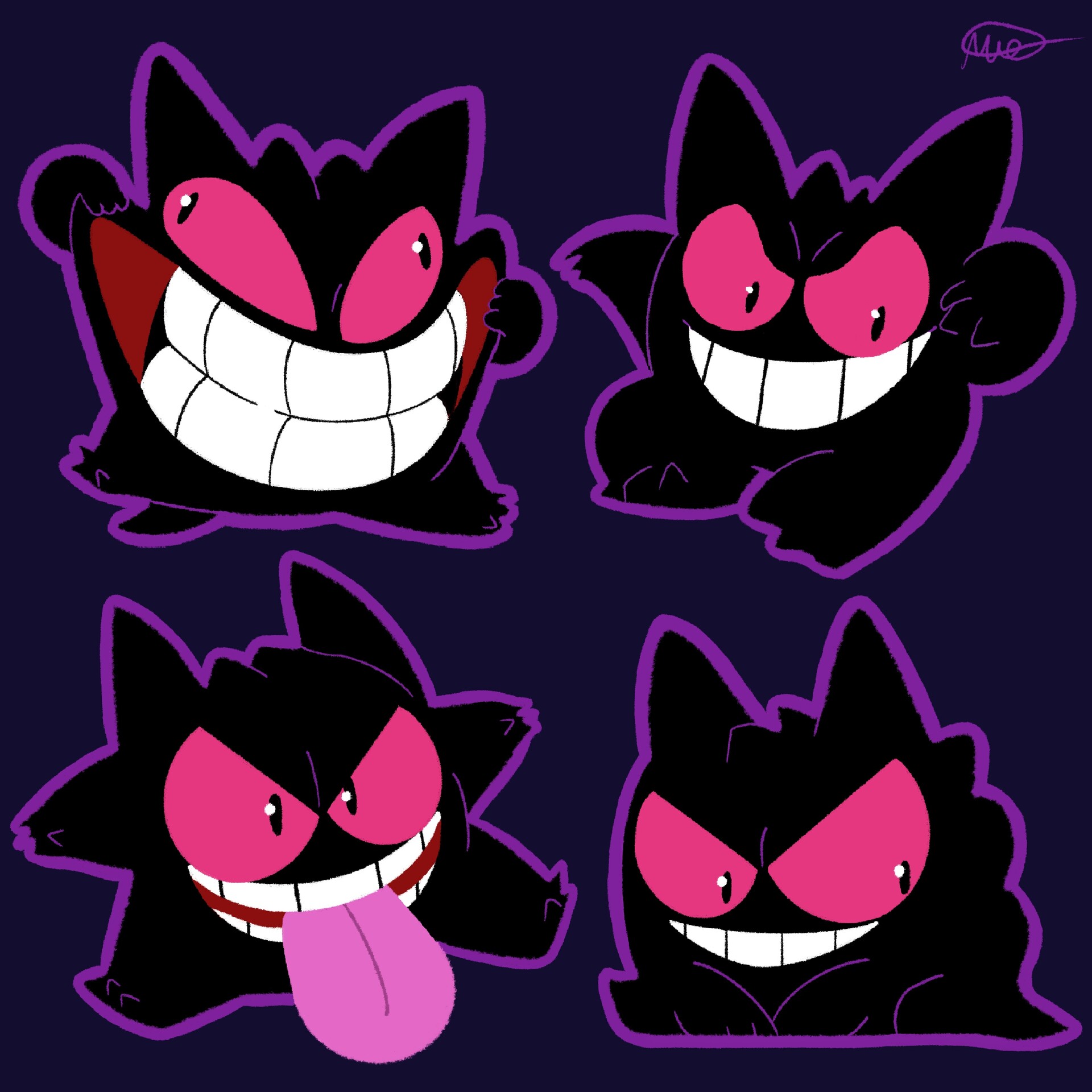 ArtStation - Gengar Illustrations