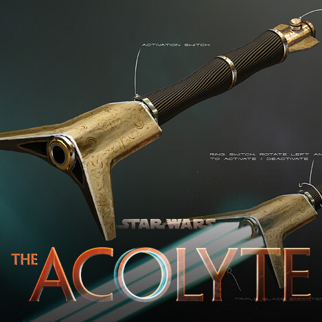 ArtStation - Star Wars Acolyte: Jedi Master Lightsaber Initial Concepts