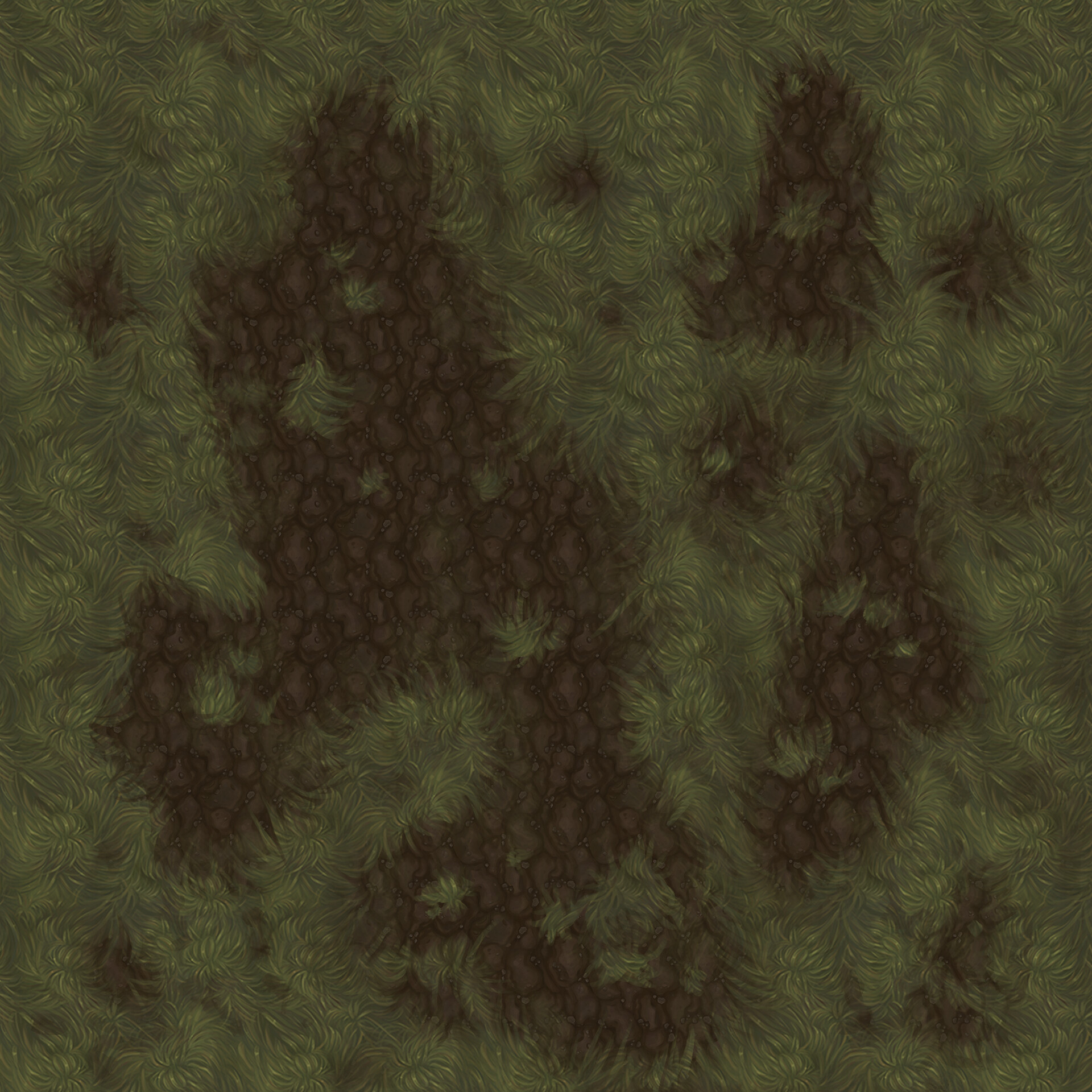 ArtStation - Handpainted terrain textures