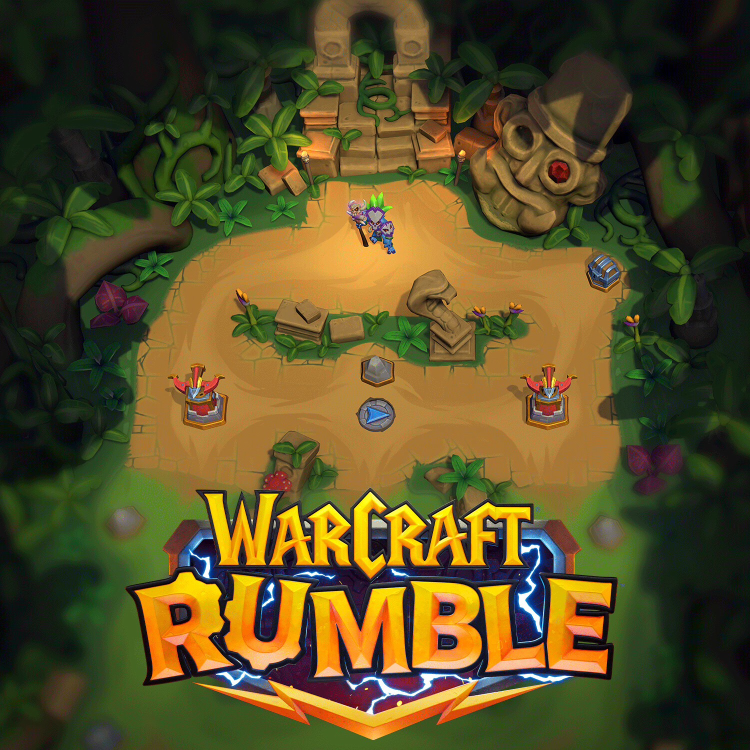 ArtStation - WarCraft Rumble Jindo Map