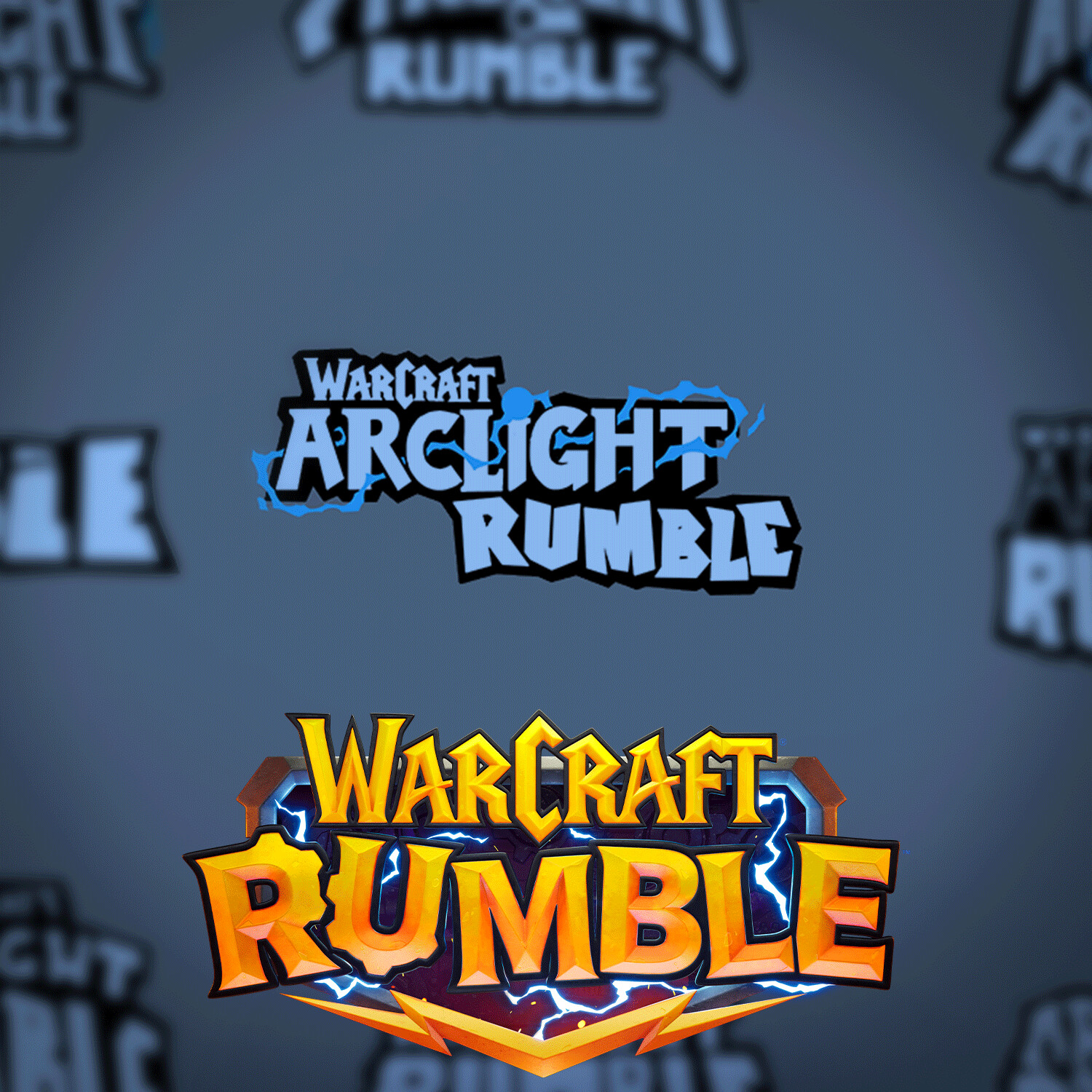 ArtStation - WarCraft Rumble Logo Exploration Concept