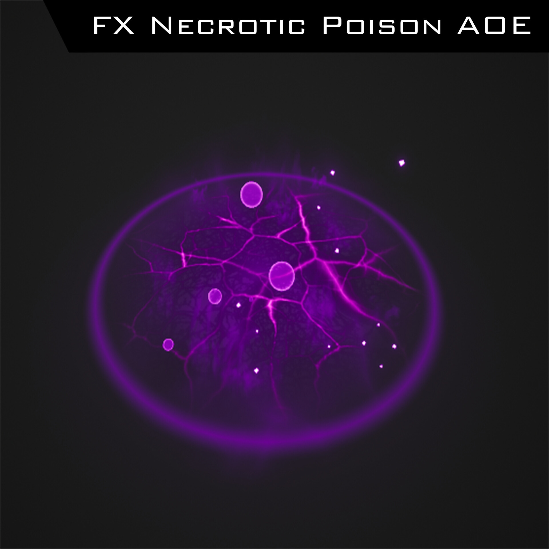 ArtStation - FX Necrotic Poison AOE