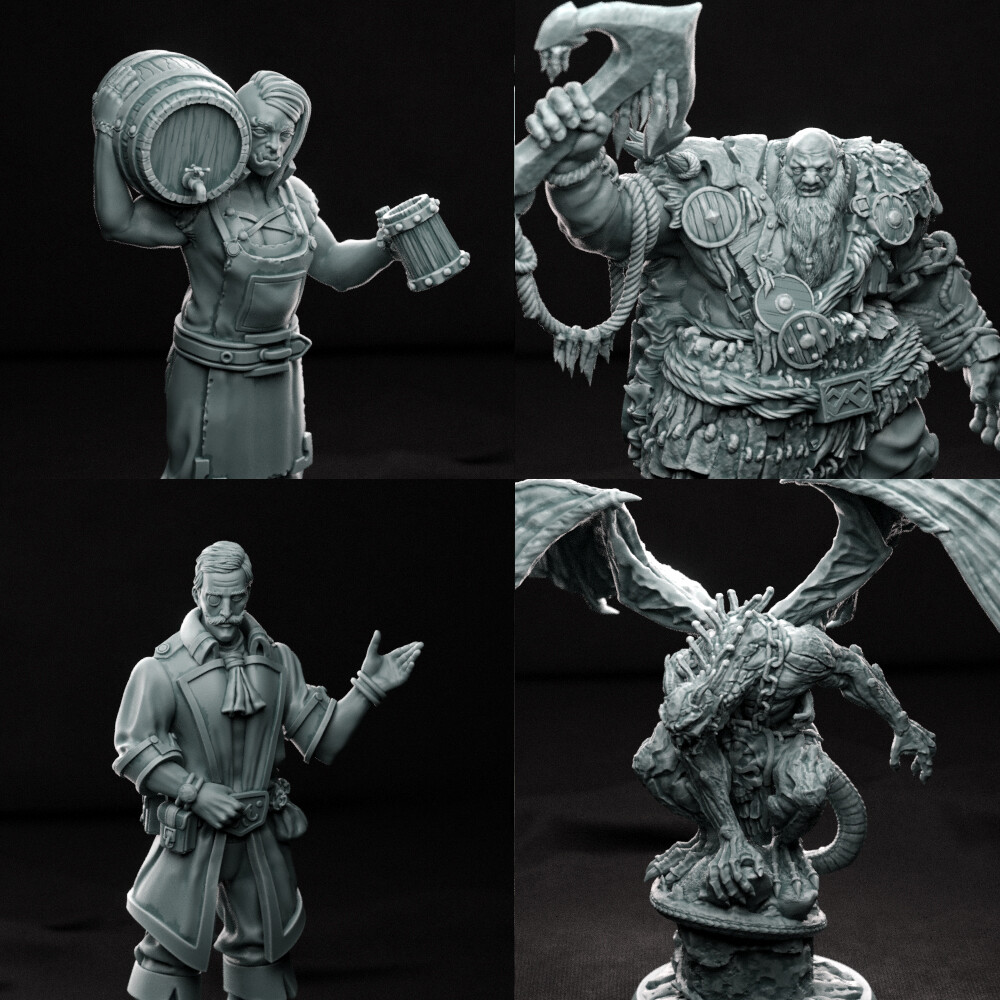 ArtStation - Tabletop Miniatures