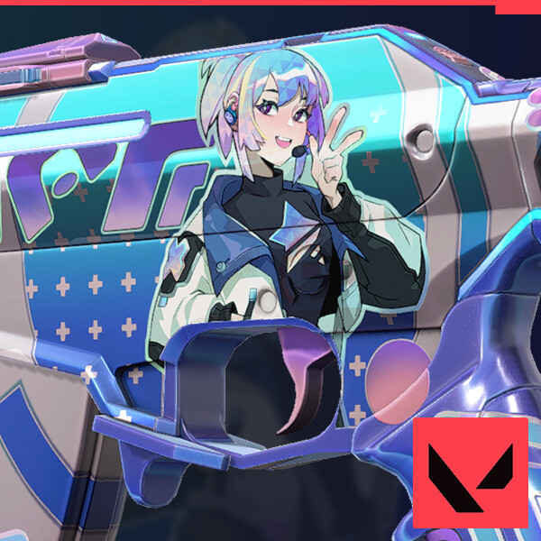 ArtStation - Valorant Bubble Pop Vandal 3D Work