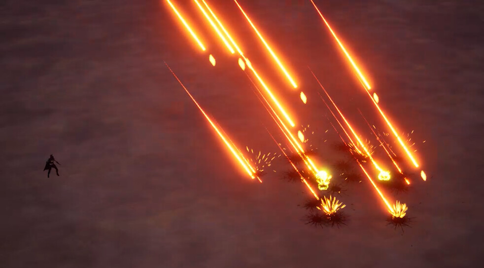 ArtStation - Meteor attack Fx