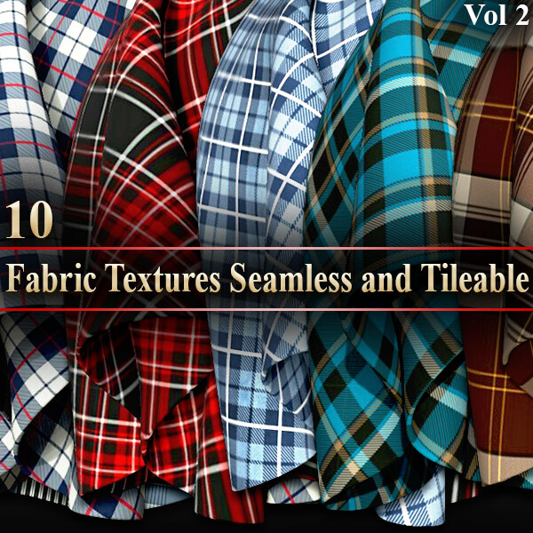 ArtStation - 10 Fabric Textures Seamless and Tileable Vol. 2