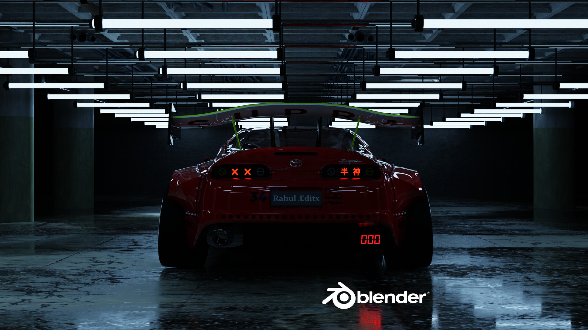 ArtStation - Supra Photorealistic Texture and Render