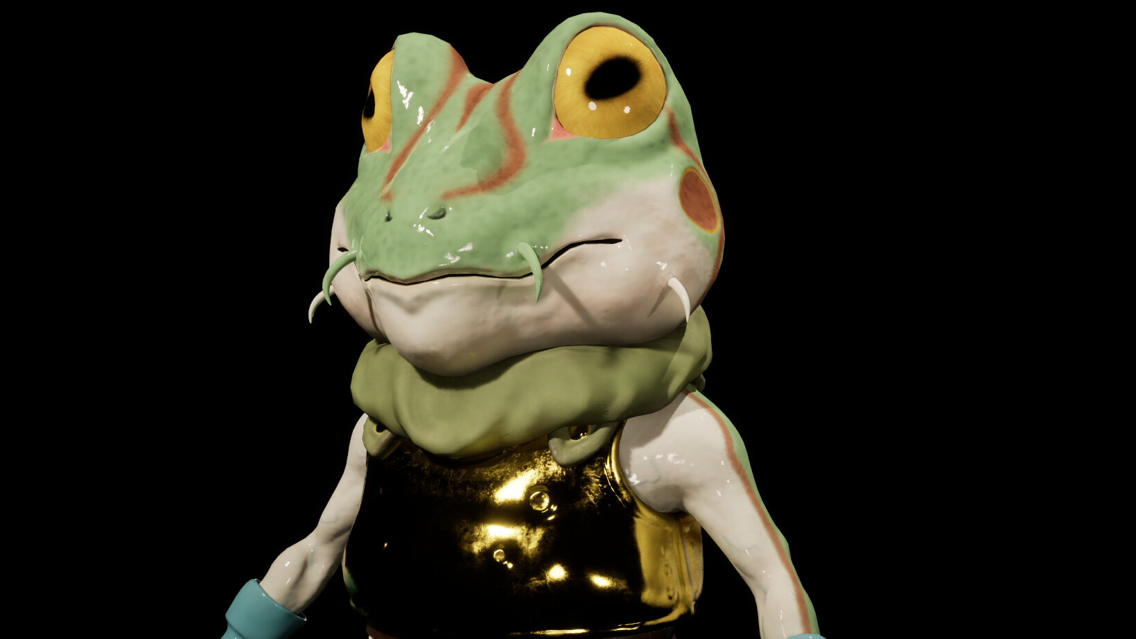 ArtStation - Glenn/Frog Fan Art Sculpt