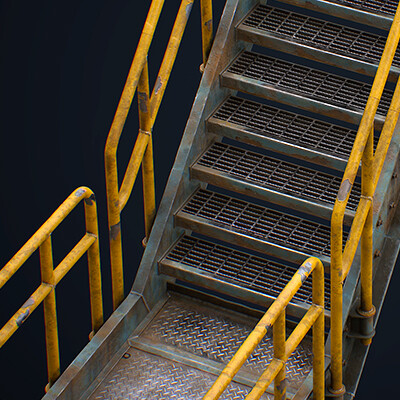 ArtStation - Industrial Catwalk Kit