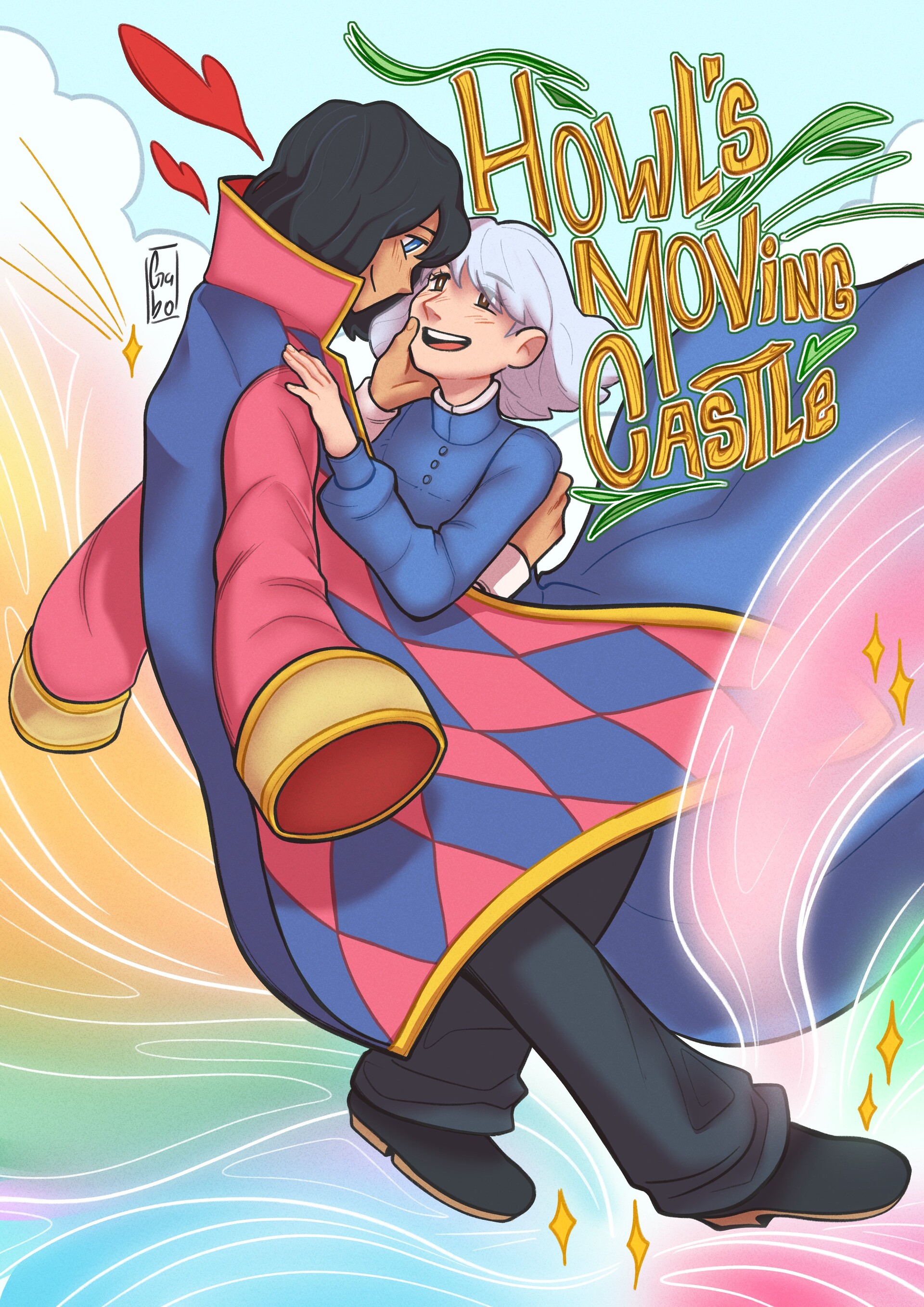 ArtStation - HOWL'S MOVING CASTLE - Book Cover