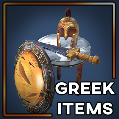 ArtStation - Stylized Greek Items