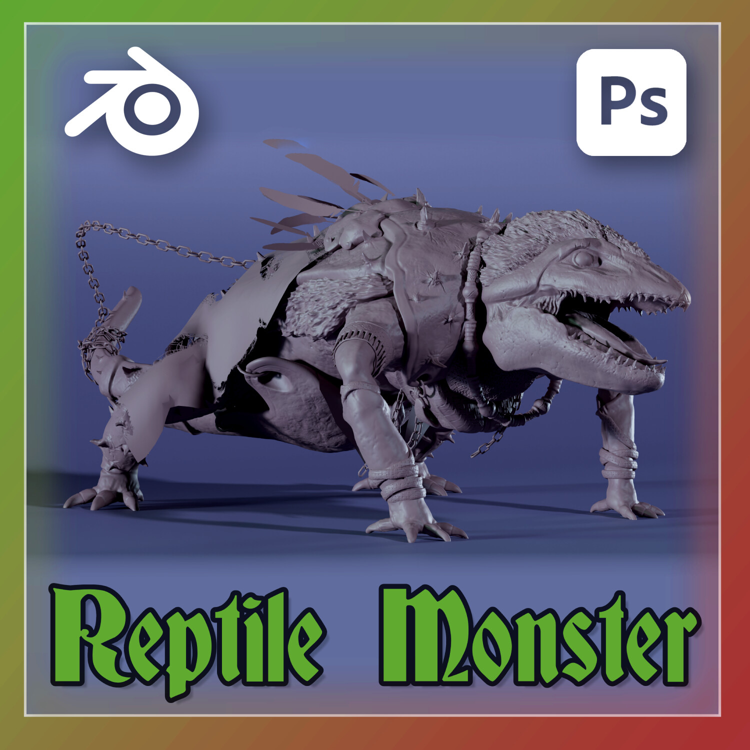ArtStation - Reptile Monster Sculpt