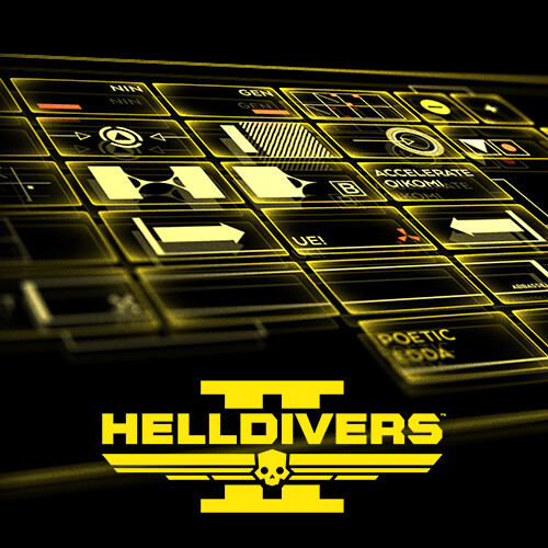 ArtStation - Helldivers 2: ship display graphics