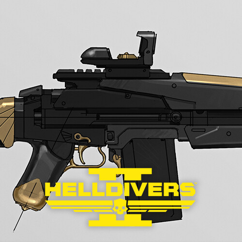 ArtStation - Helldiver 2: weapon designs