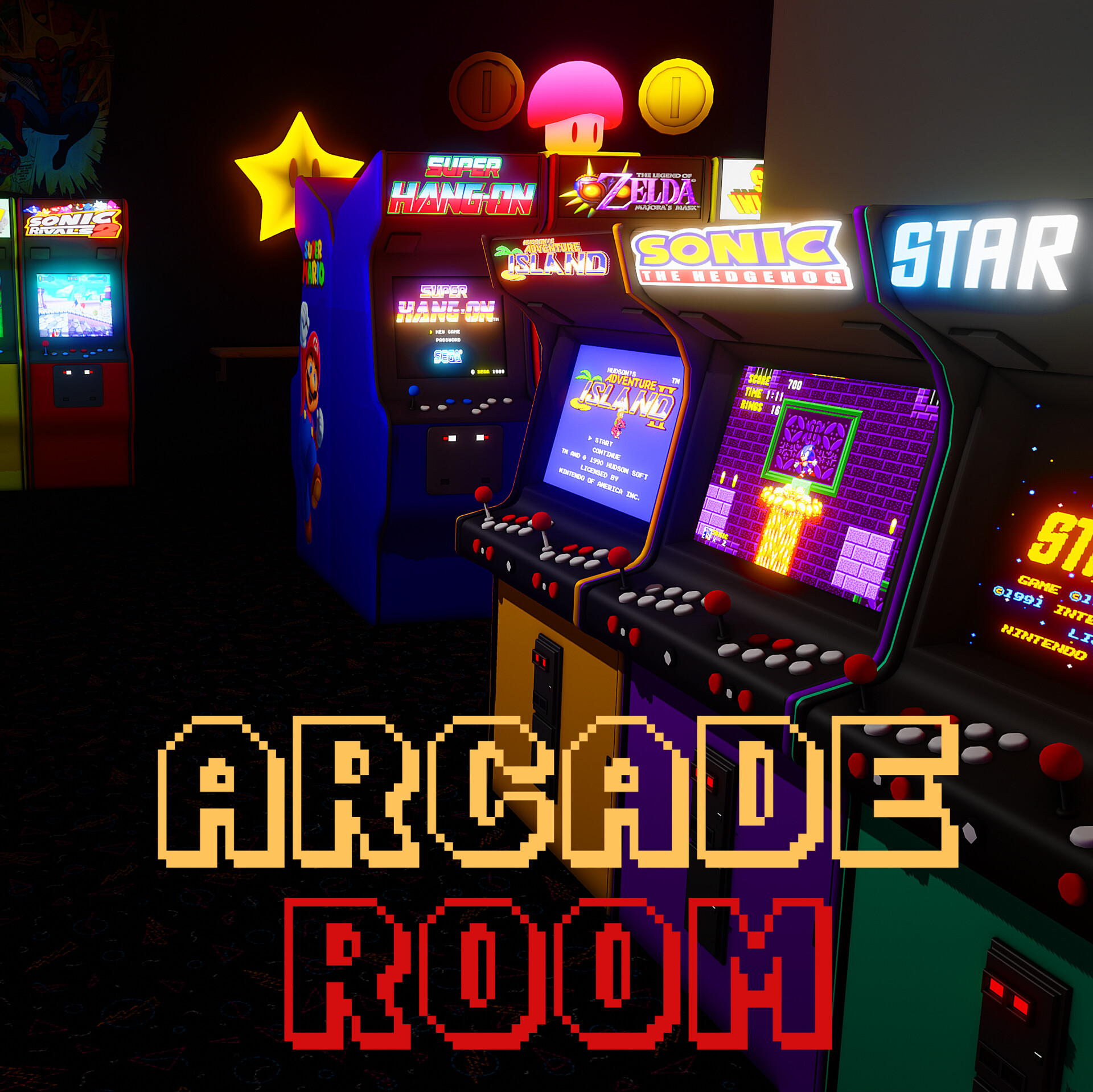 ArtStation - ARCADE ROOM