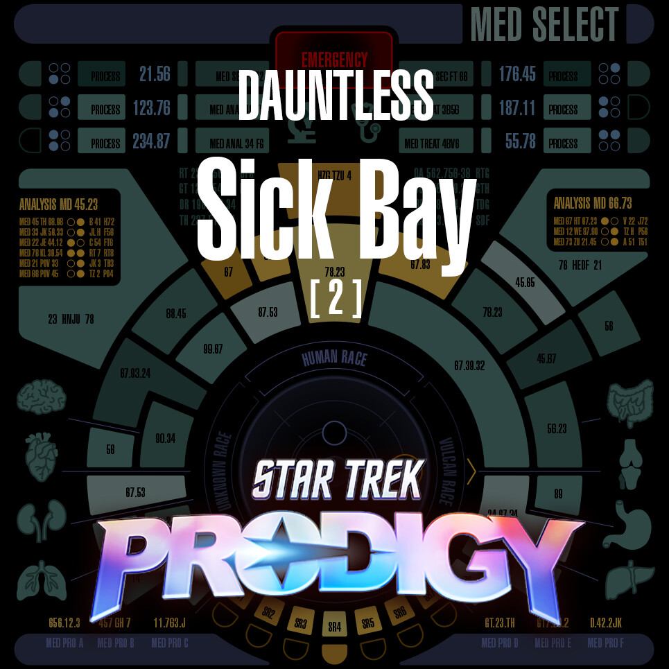 ArtStation - STAR TREK PRODIGY – LCARS for USS Dauntless – Sick Bay