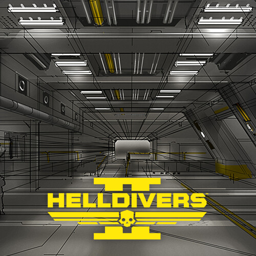 ArtStation - Helldivers 2: early destroyer interior sketches