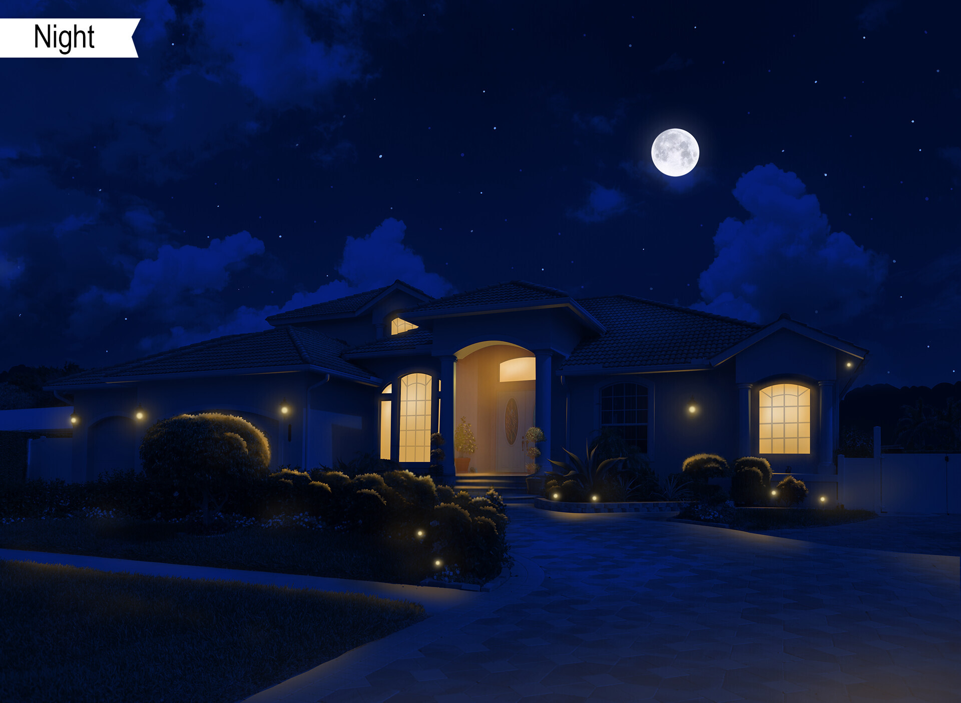 ArtStation - Background with Day night version