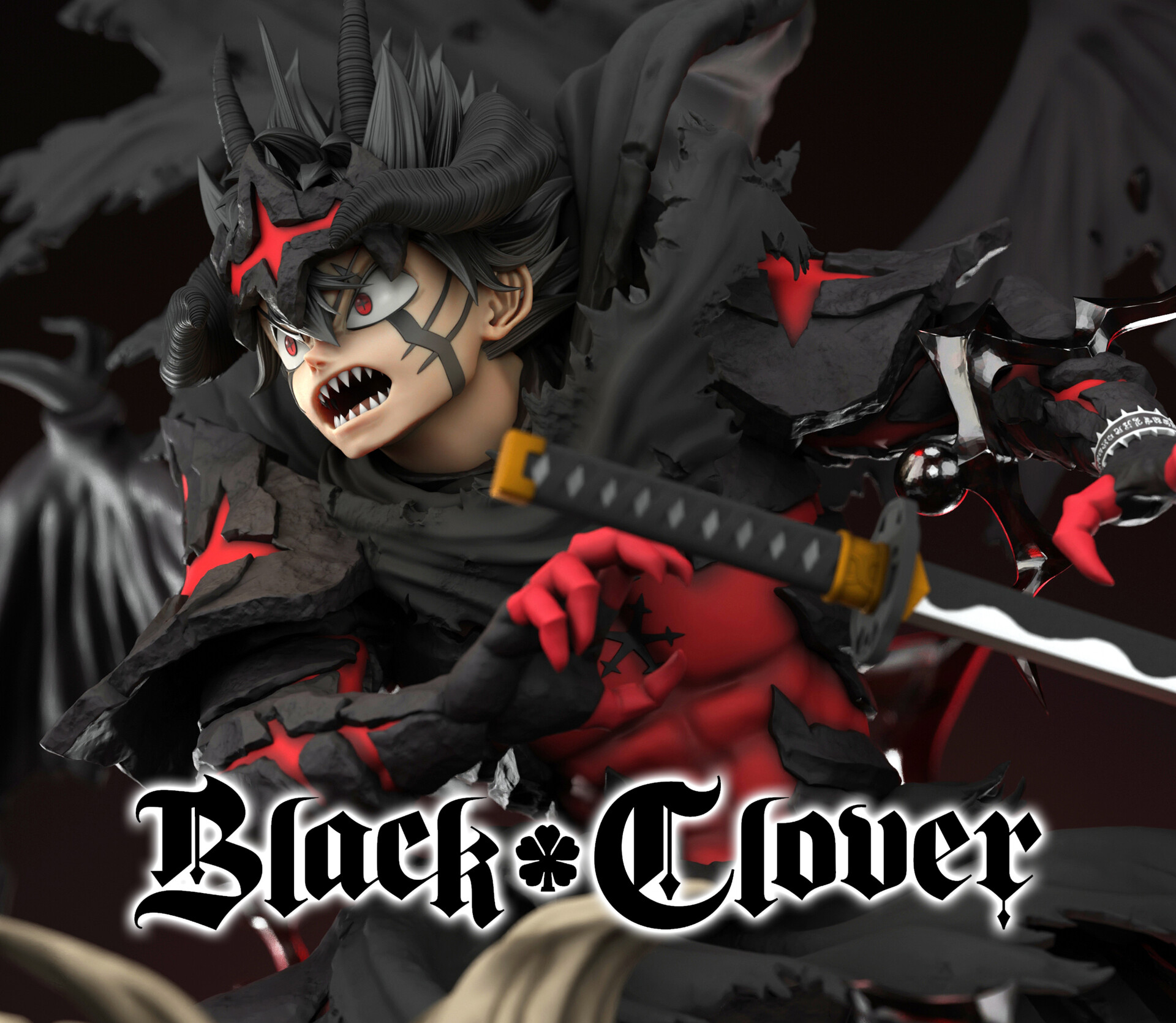 ArtStation - Asta Demon Slashed -Fanart-